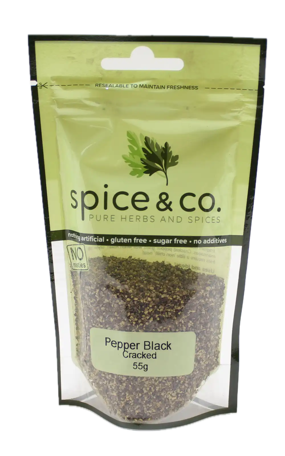 Pepper - Black Cracked 55g – Spice & Co