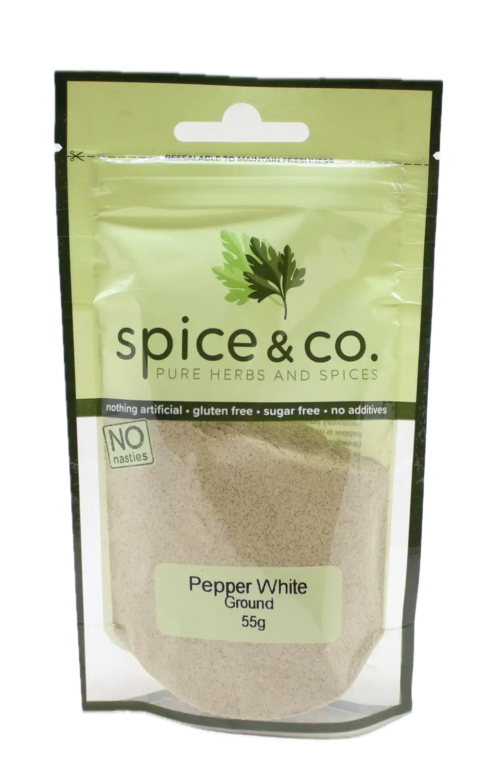Pepper - White Ground 55g – Spice & Co